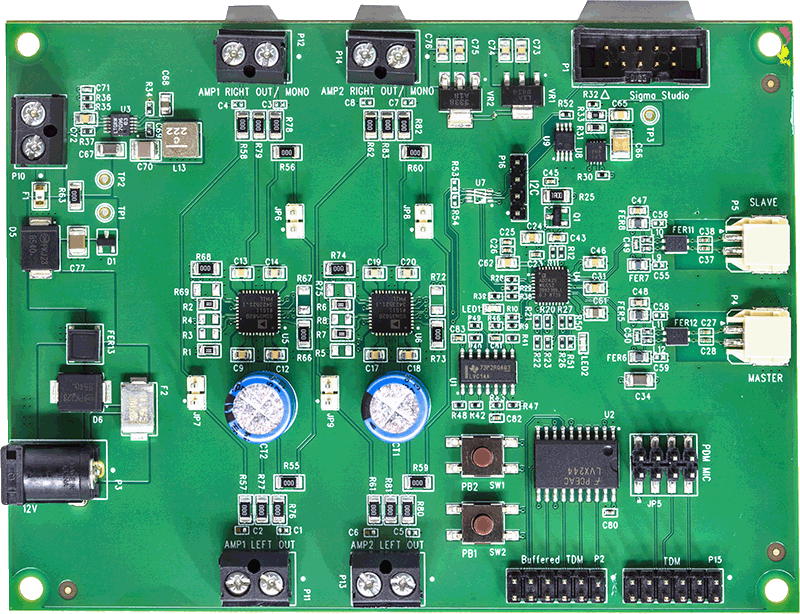 ADZS-AUDIOA2BAMP Evaluation Board | Analog Devices