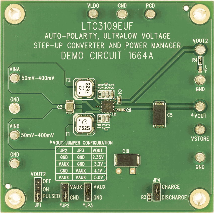 LTC3109 Datasheet and Product Info | Analog Devices