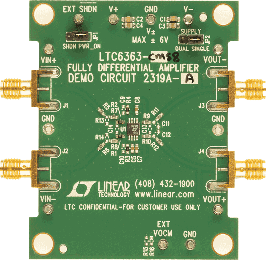 LTC6363 Datasheet and Product Info | Analog Devices