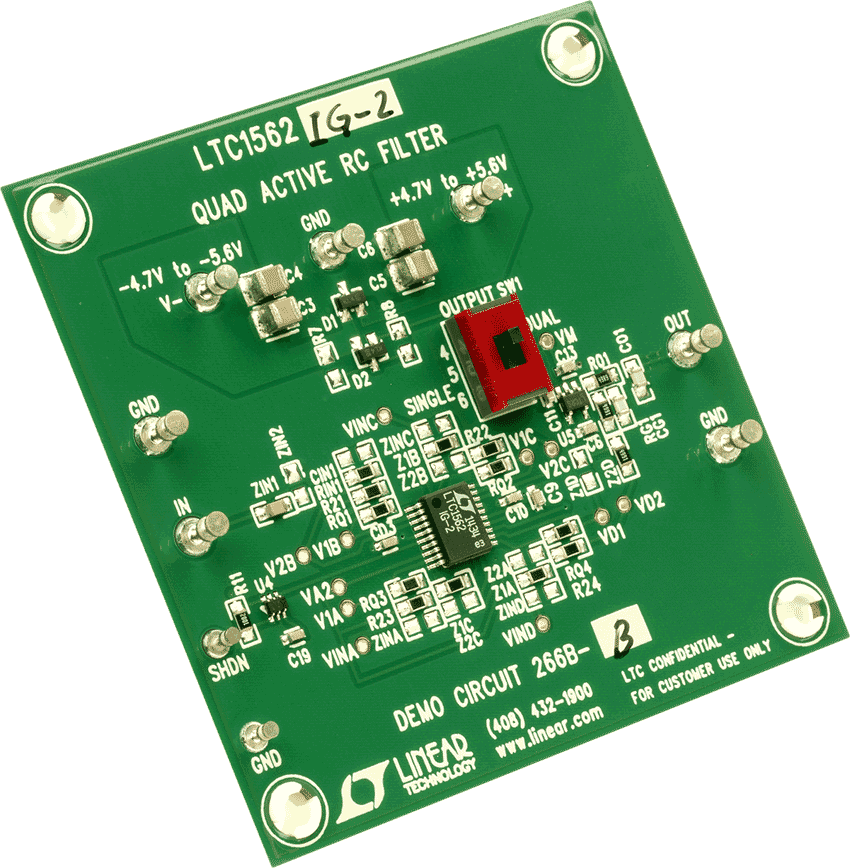 LTC1562 Datasheet and Product Info | Analog Devices
