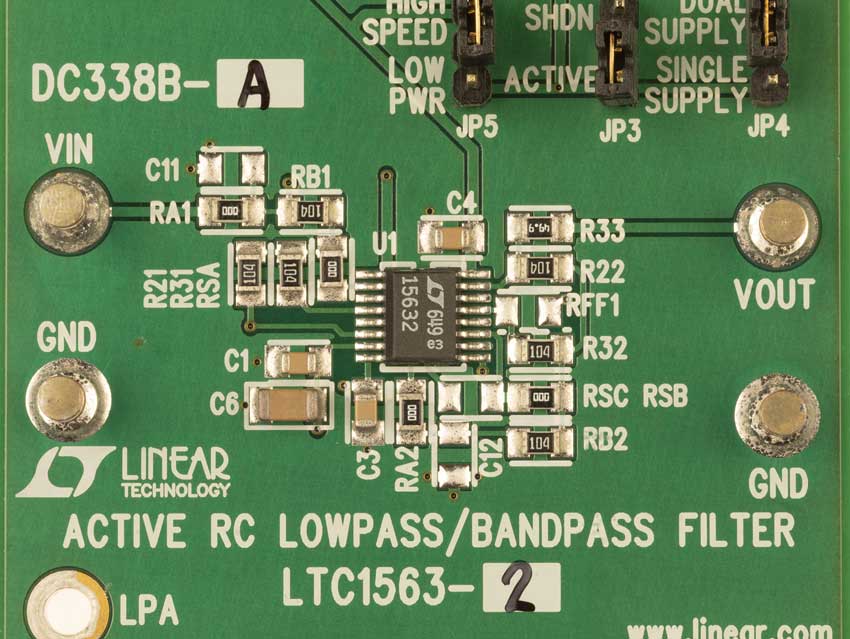 LTC1563 数据手册和产品信息 | 亚德诺（ADI）半导体
