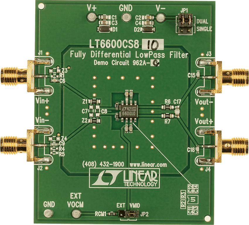 LT6600-10 Datasheet and Product Info | Analog Devices