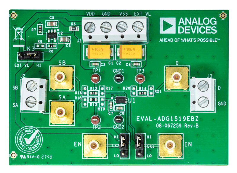 ADG1519 Datasheet and Product Info | Analog Devices