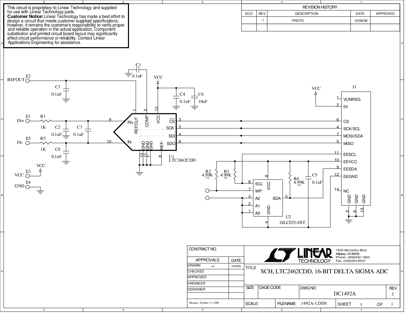 LTC2462 Datasheet and Product Info | Analog Devices