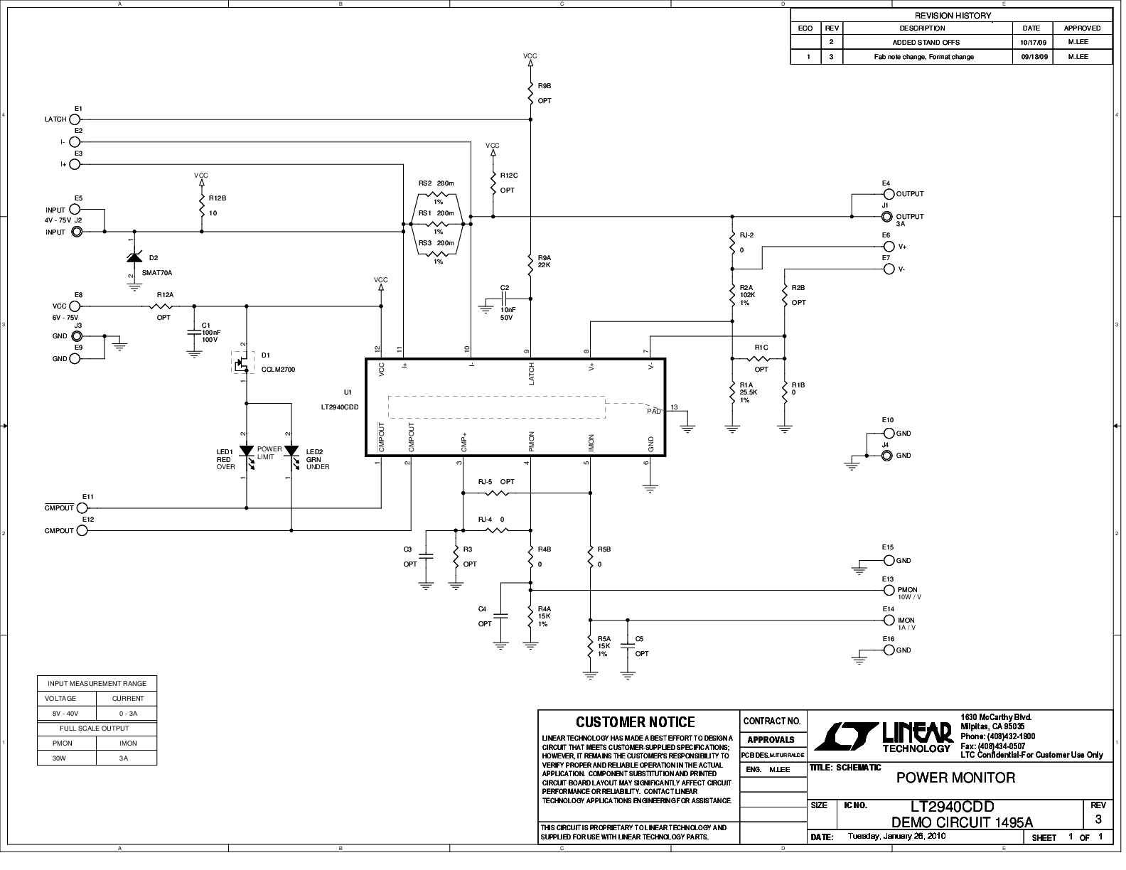 LT2940 Datasheet and Product Info | Analog Devices