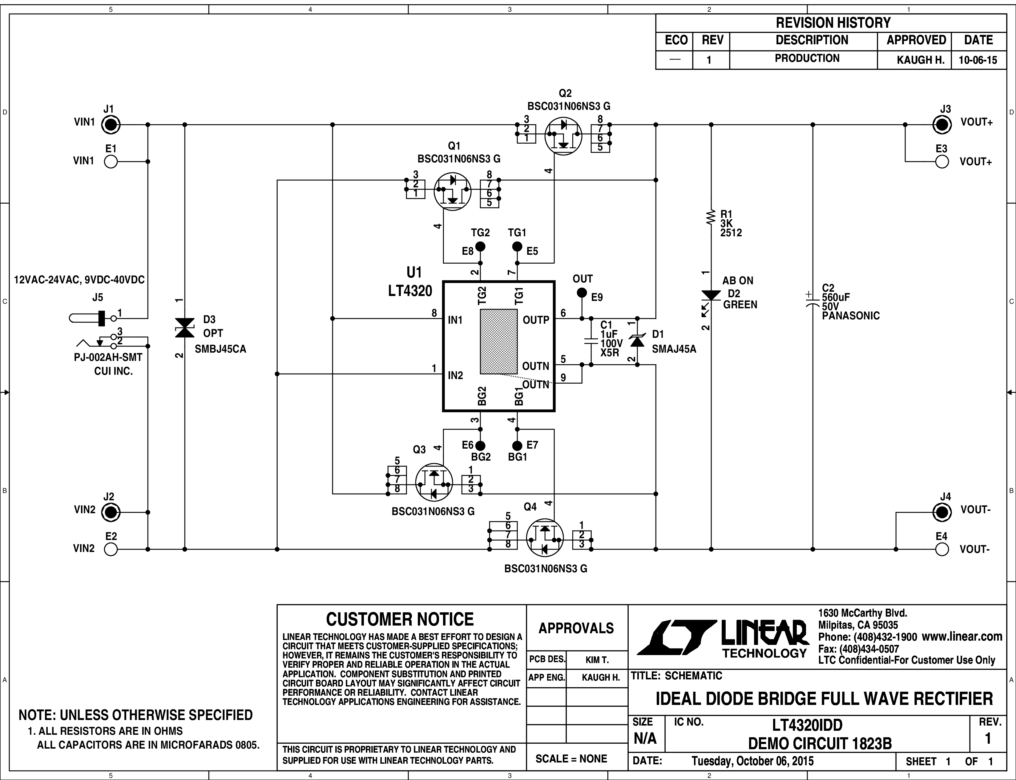 LT4320 LT4320-1 Datasheet and Product Info | Analog Devices