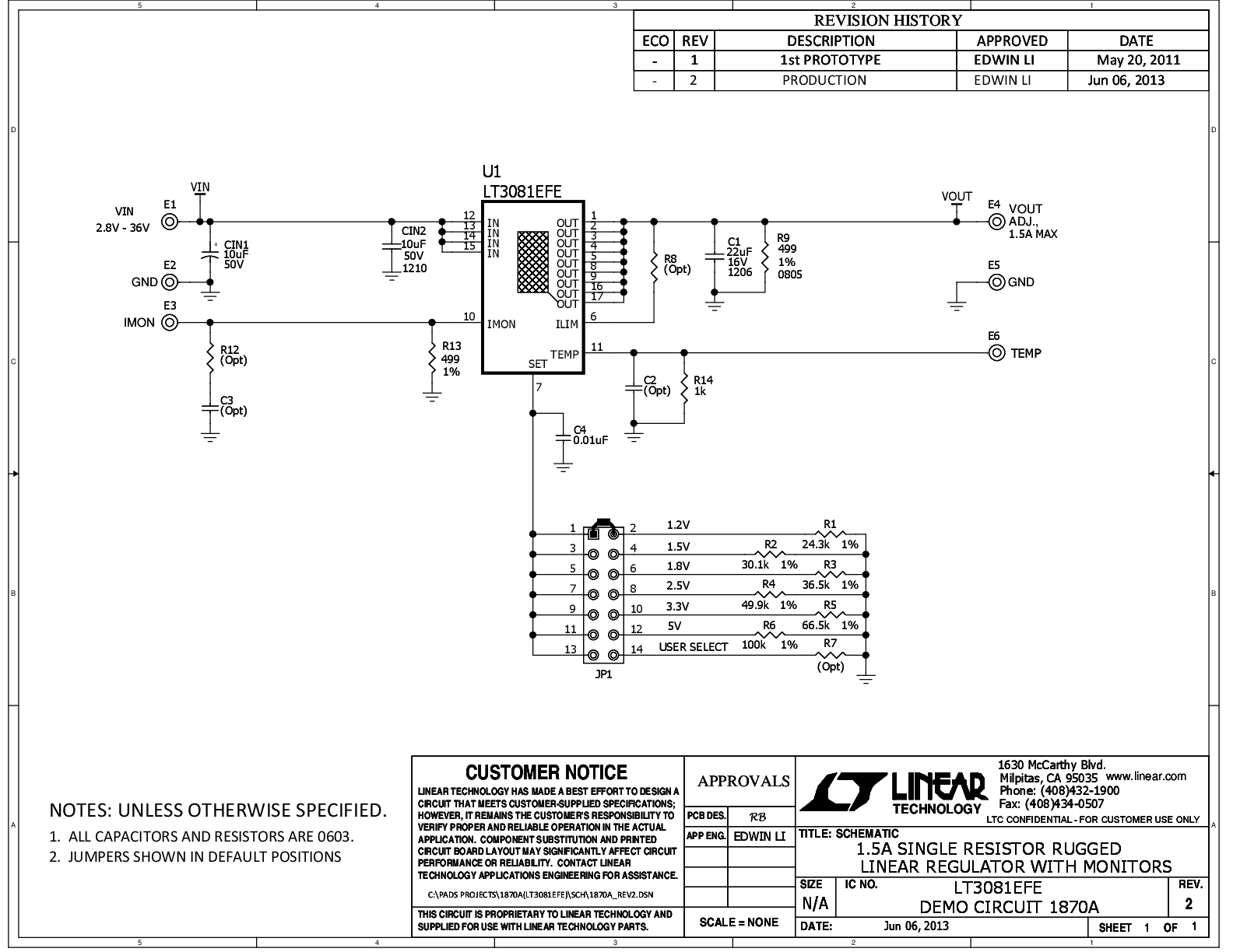 LT3081 Datasheet and Product Info | Analog Devices