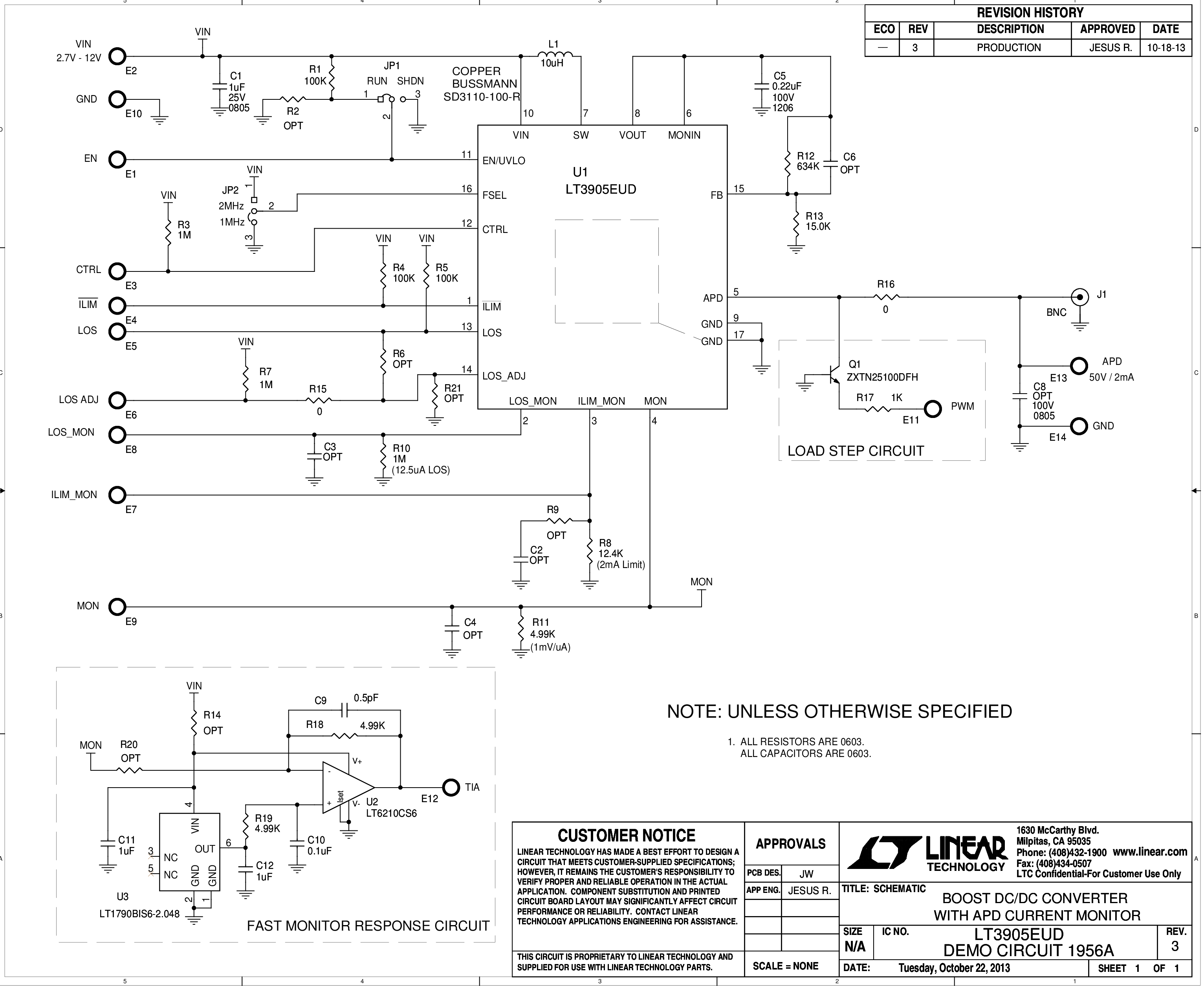 LT3905 Datasheet and Product Info | Analog Devices