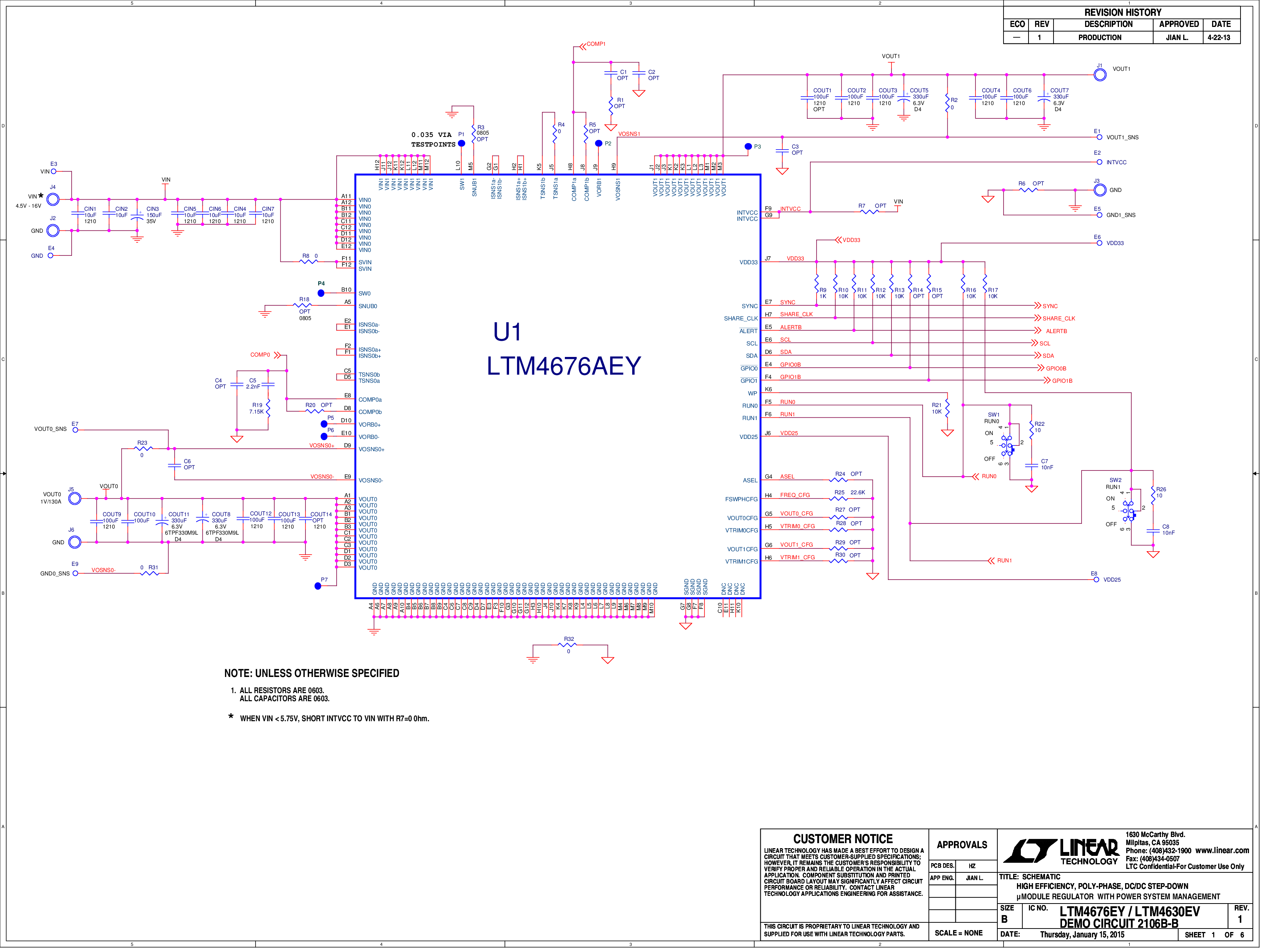 LTM4630 Datasheet and Product Info | Analog Devices