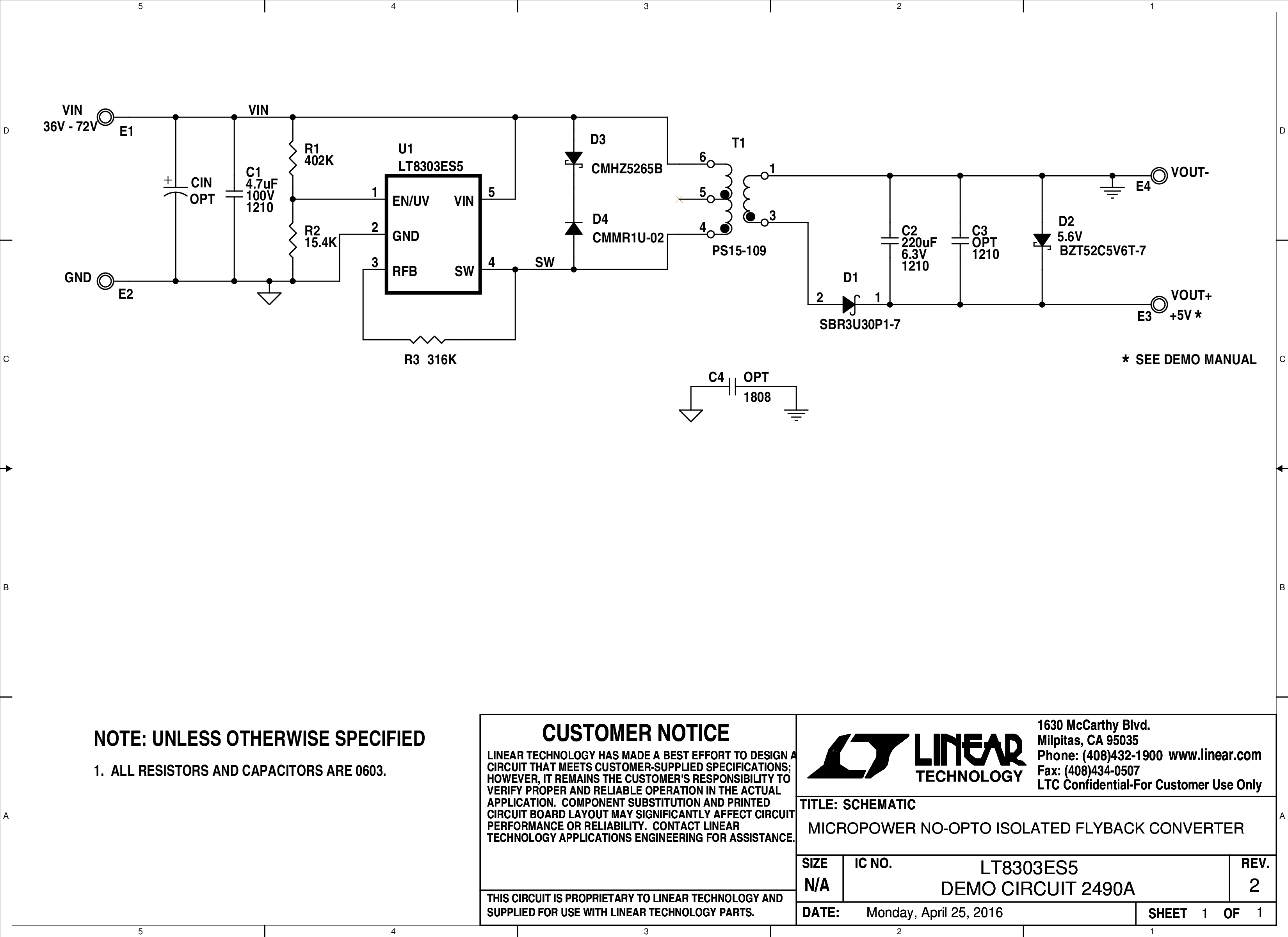 LT8303 Datasheet and Product Info | Analog Devices
