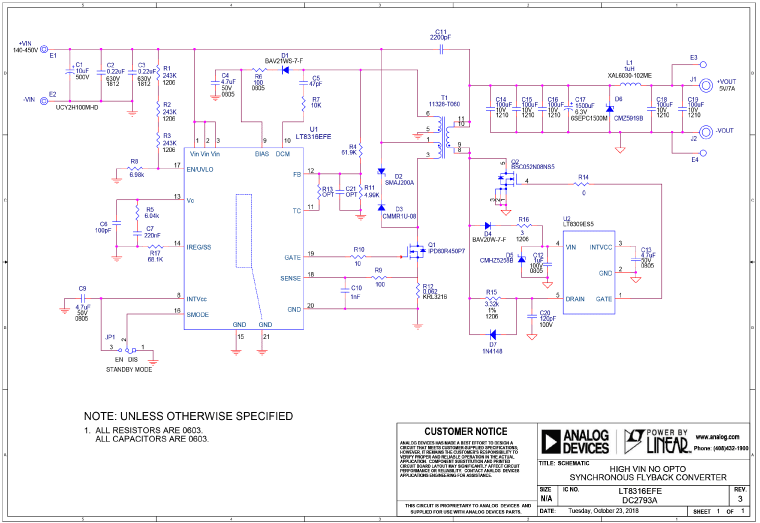 LT8316 Datasheet and Product Info | Analog Devices