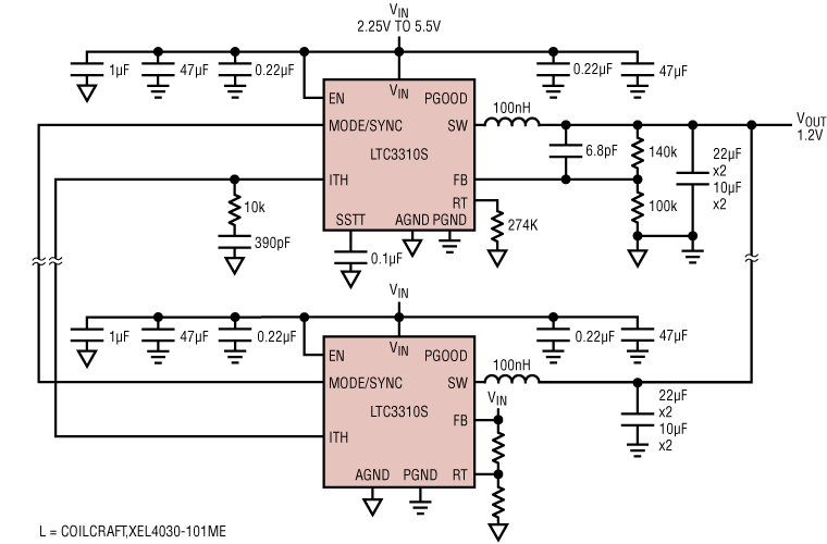 LTC3310S LTC3310S-1 LTC3310 LTC3310-1 Datasheet and Product Info ...