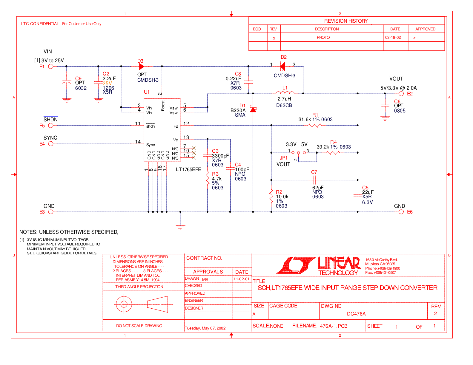 LT1765 Datasheet and Product Info | Analog Devices