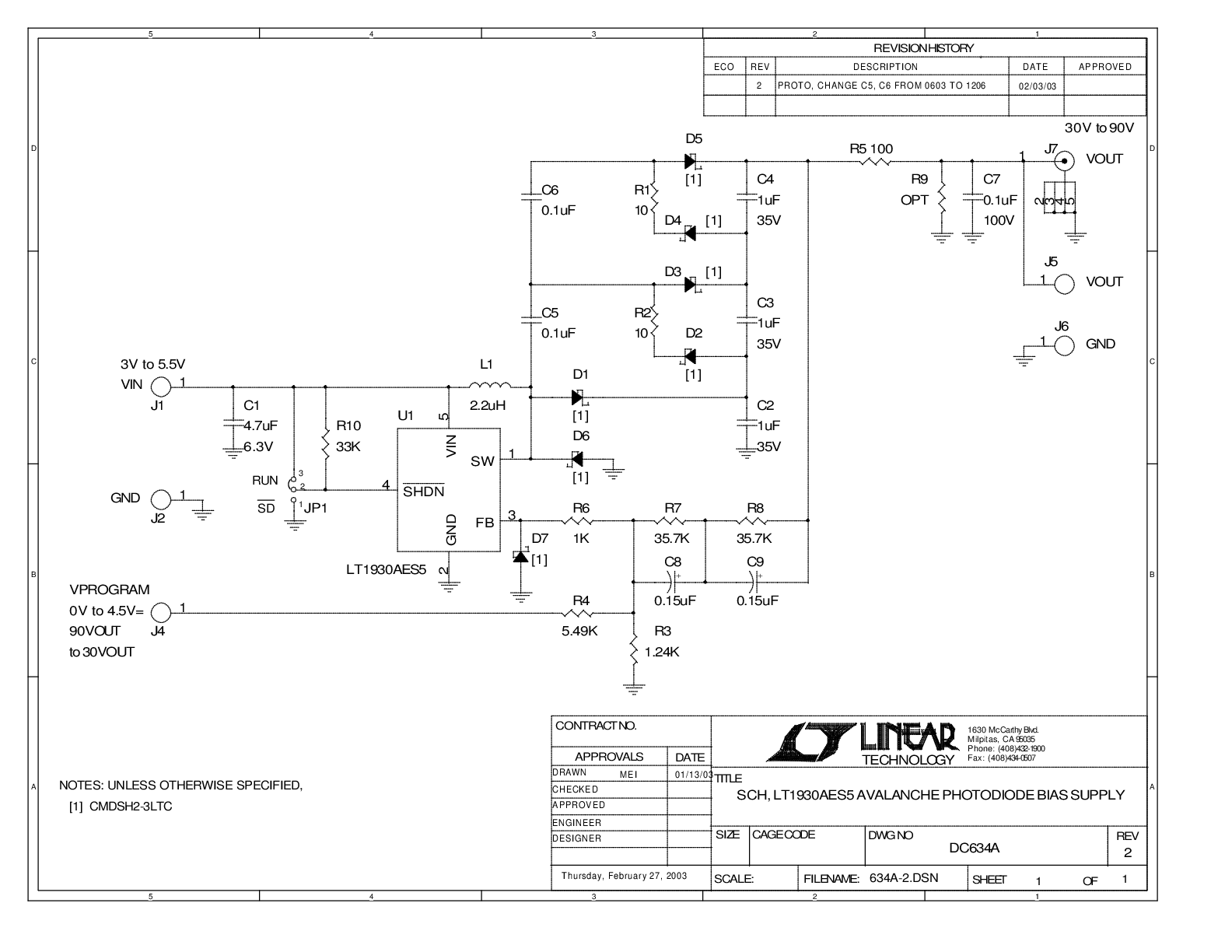 LT1930 データシートおよび製品情報 | アナログ・デバイセズ