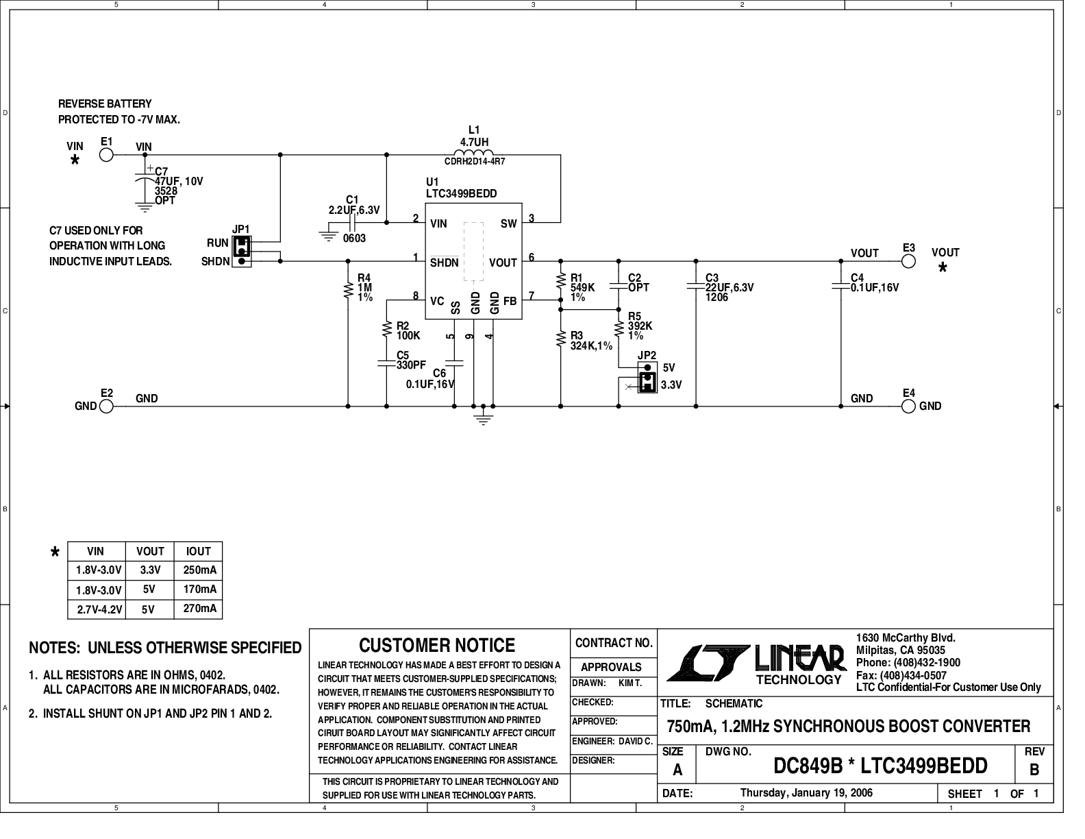 LTC3499 Datasheet and Product Info | Analog Devices