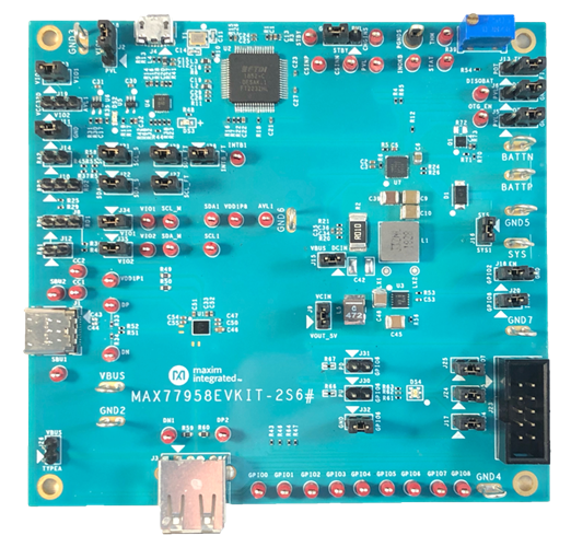 MAX77958EVKIT-2S6 Evaluation Board | Analog Devices