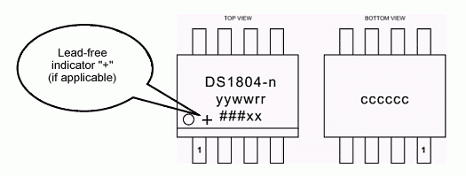 Clarification Of DS1804 Ordering Information And Package Marking clarification-of-ds1804-ordering-information-and-package-marking