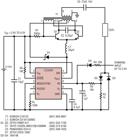 3MHz Synchronous Boost Regulators Save Critical Board Space in Portable ...