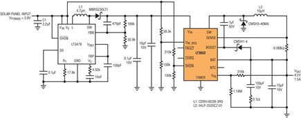 Battery Charger’s Unique Input Regulation Loop Simplifies Solar Panel ...