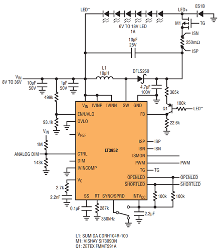 Boost-Buck LED Driver Topology for Automotive LEDs Operates with Low ...