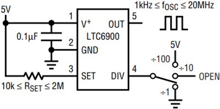How to Use the LTC6900 Low Power SOT-23 Oscillator as a VCO-Electron ...