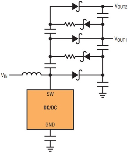 Two High Power Monolithic Switching Regulators Include Integrated 6A ...