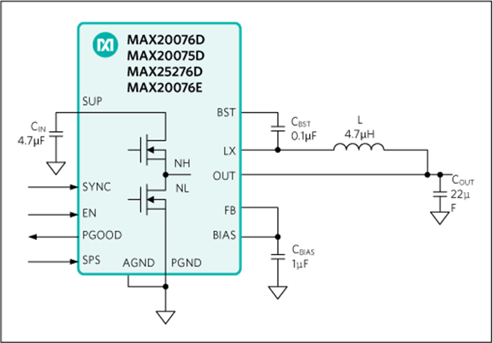 MAX25276D Datasheet and Product Info | Analog Devices