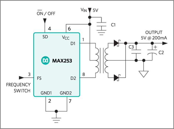 MAX253 Datasheet and Product Info | Analog Devices