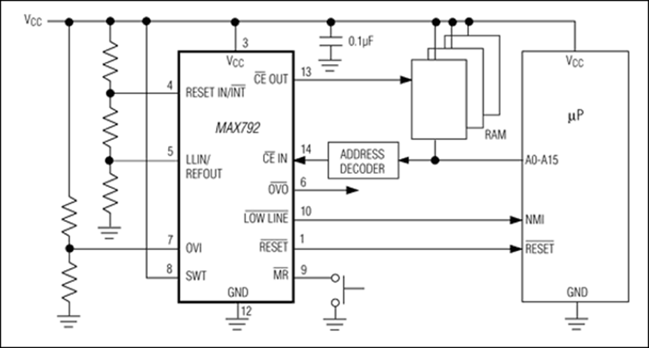 MAX820 Microprocessor and Nonvolatile Memory Supervisory Circuits ...