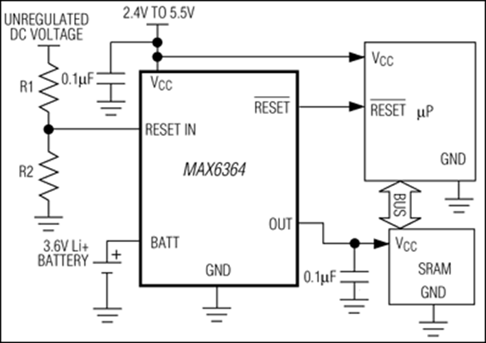 MAX6363P SOT23, Low-Power Microprocessor Supervisory Circuits with ...