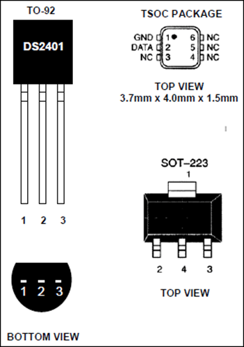 DS2401 Silicon Serial Number | Analog Devices