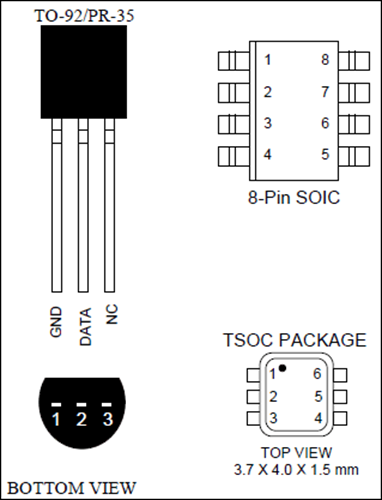 DS2502-UNW Datasheet and Product Info | Analog Devices