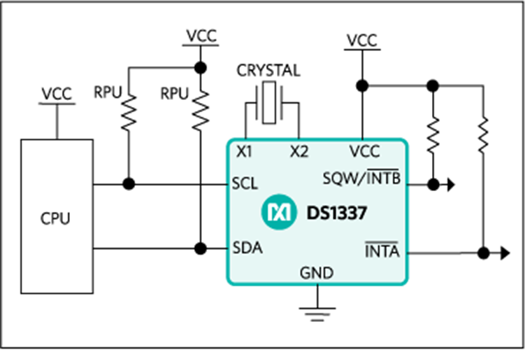 DS1337C I²C Serial Real-Time Clock | Analog Devices