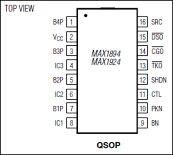 MAX1924 Advanced Li+ Battery-Pack Protectors | Analog Devices