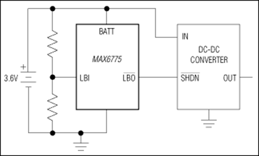 MAX6775 Low-Power, 1%-Accurate Battery Monitor in µDFN and SC70 ...
