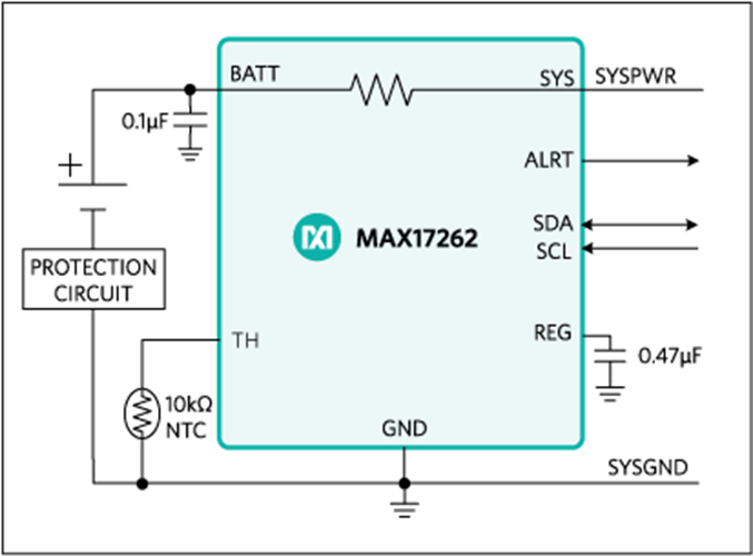 MAX17262 Datasheet and Product Info | Analog Devices
