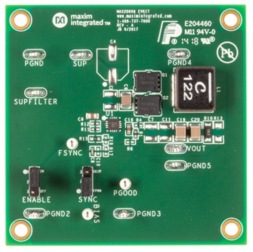 MAX20098 通用36V 2.2MHz Buck控制器，具有3.5µA IQ | 亚德诺（ADI）半导体