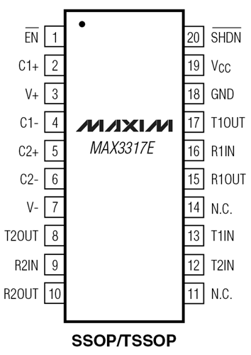 MAX3317E Datasheet and Product Info | Analog Devices