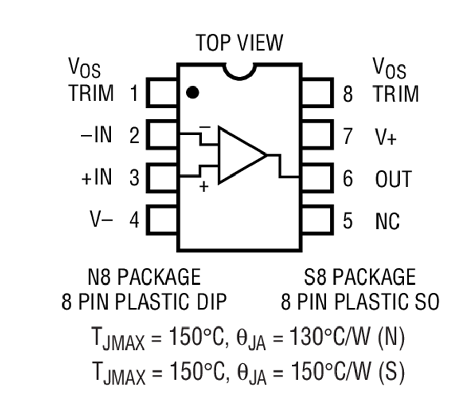 LT1001 Datasheet and Product Info | Analog Devices