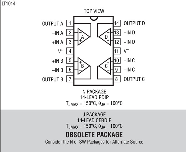 LT1013 Datasheet and Product Info | Analog Devices