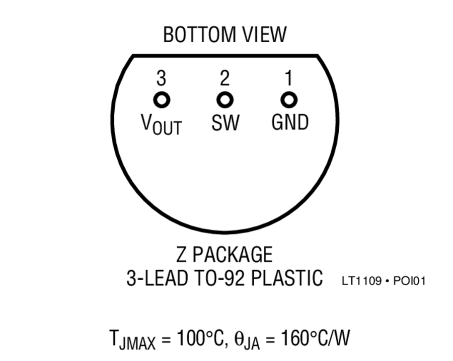 LT1109 Datasheet and Product Info | Analog Devices