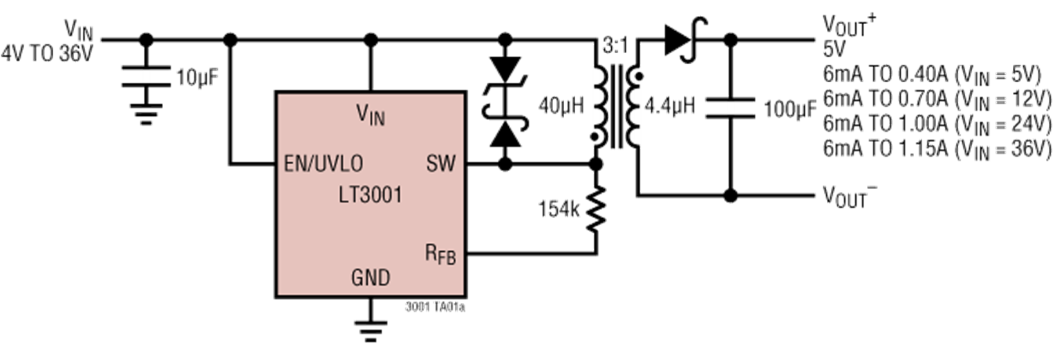 LT3001 Datasheet and Product Info | Analog Devices