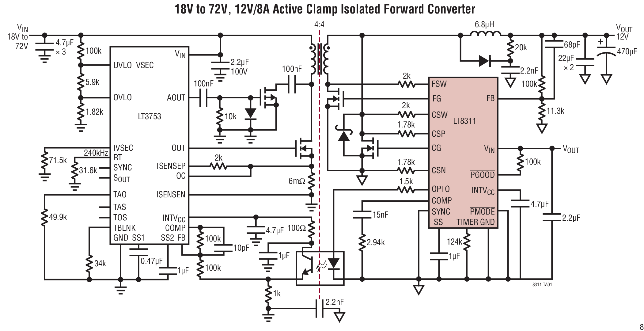 LT8311 Datasheet and Product Info | Analog Devices