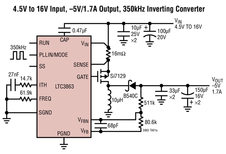 LTC3863 Datasheet and Product Info | Analog Devices