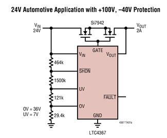 LTC4367 Datasheet and Product Info | Analog Devices