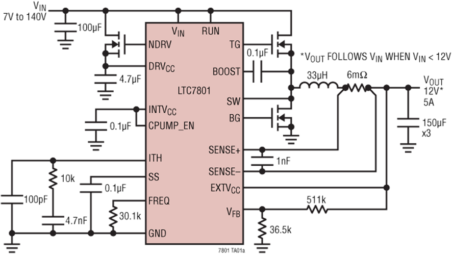 LTC7801 Datasheet and Product Info | Analog Devices