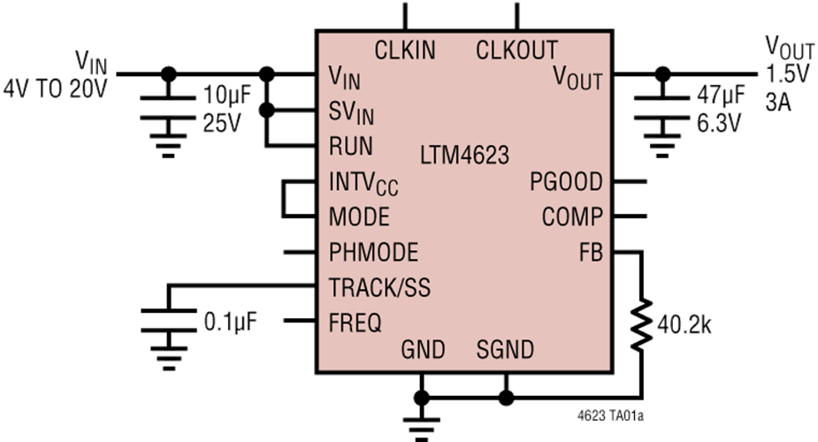 LTM4623 Datasheet and Product Info | Analog Devices
