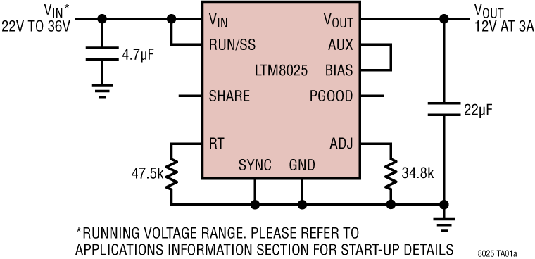 LTM8025 Datasheet and Product Info | Analog Devices