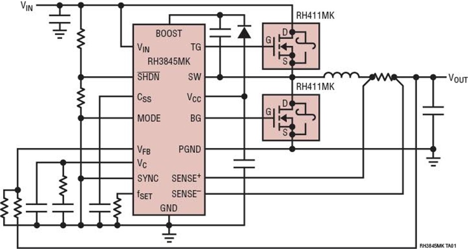 RH3845MK Datasheet and Product Info | Analog Devices