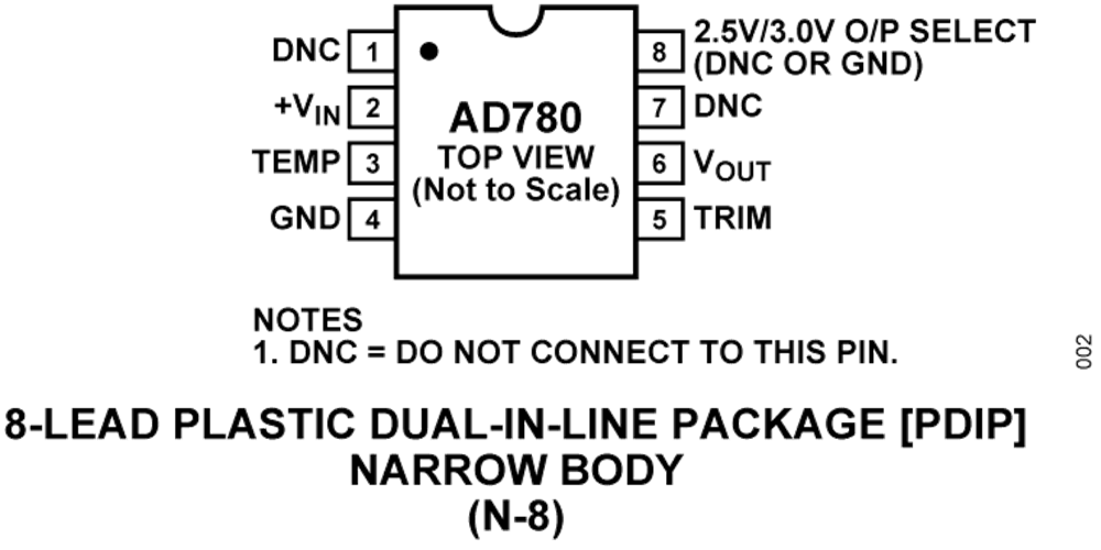 AD780 Datasheet and Product Info | Analog Devices